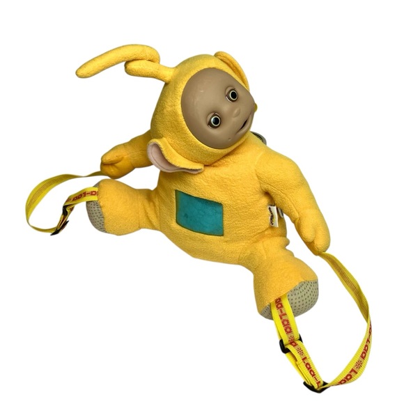 Vintage | Bags | 9s Vintage Teletubbies Laalaa Yellow Plush Backpack ...
